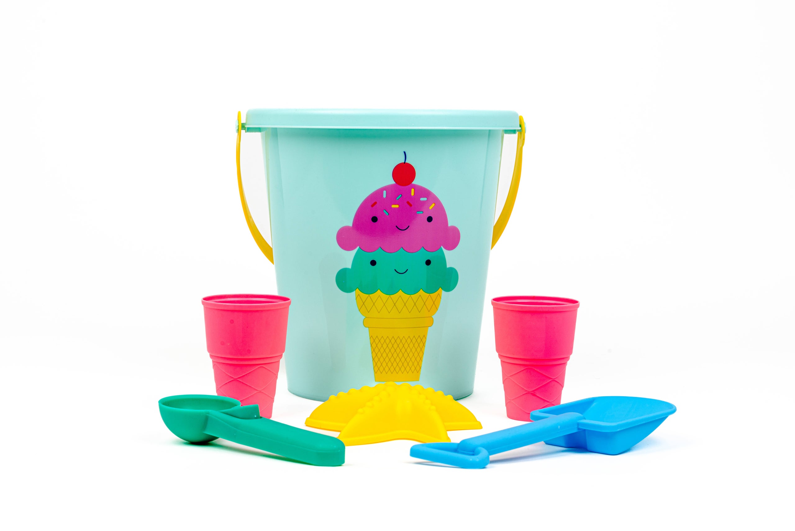 Toysmith 6-Piece Set Ice Cream Sand Bucket Set | RenKyn & Company LLC